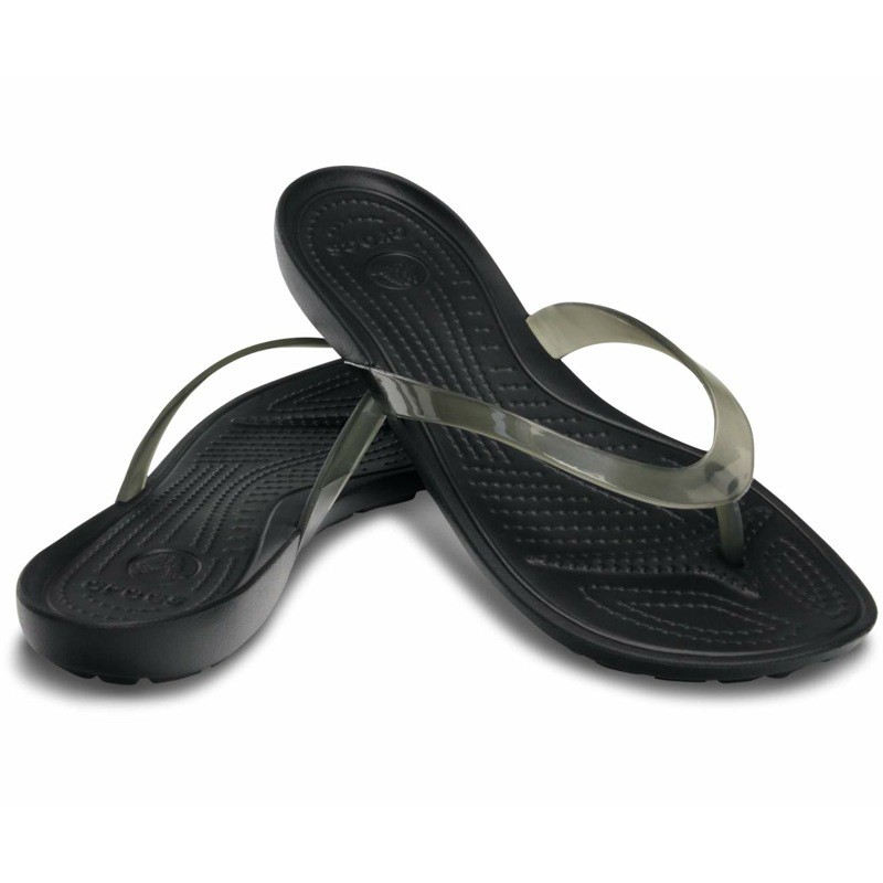 Crocs Really Sexi Flip Black Beige Red New And Authentic Ebay